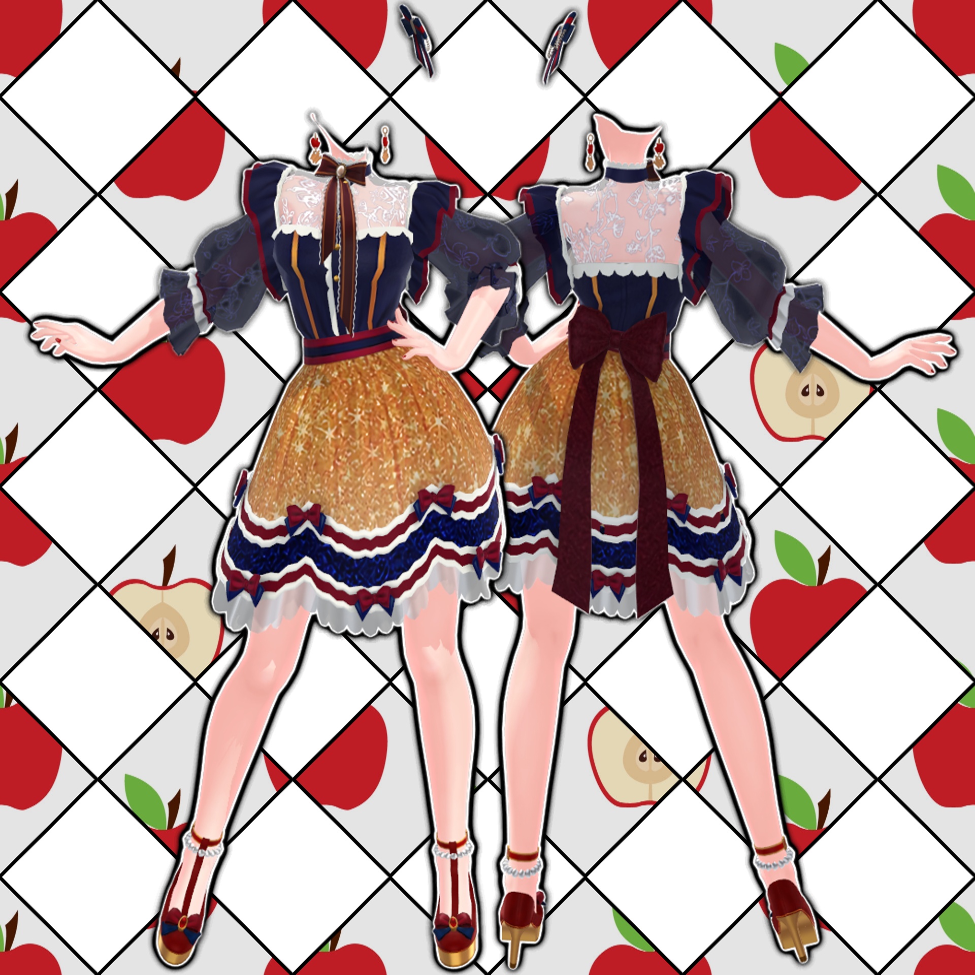 TDA Dress Outfit Base by Sandra-MMD on DeviantArt