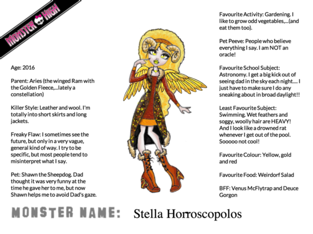 Stella Horroscopolos Daughter Of Aries By Grevilleavic On Deviantart