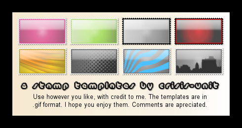 Stamp Template Deviantart