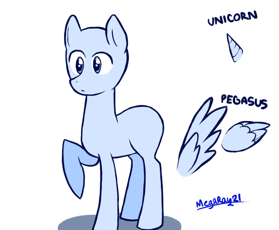 Pony Base 1 by MegaRay21 on DeviantArt