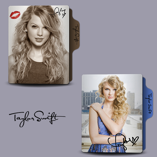 Taylor Swift Folder Icon by van1518 on DeviantArt