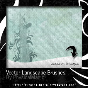 Vector Landscape Brushes. by PhysicalMagic on DeviantArt