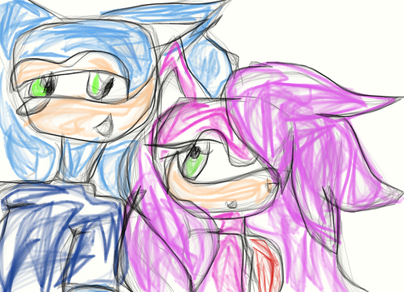 Sonamy by Micks1 on DeviantArt