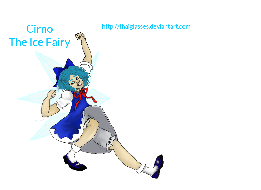 Cirno transparent by thaiglasses on DeviantArt