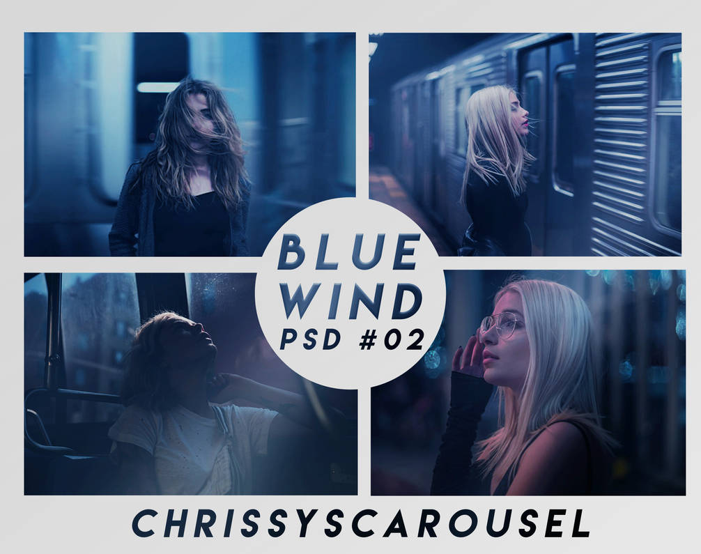 PSD COLORING #02 | BLUE WIND by chrissyscarousel on DeviantArt