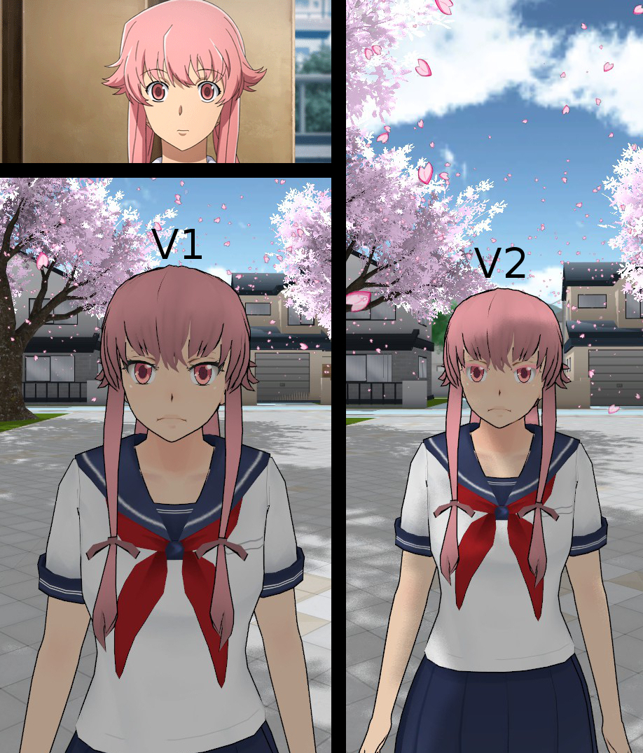 yansim yuno gasai face skin by Hering110 by Hering110 on DeviantArt