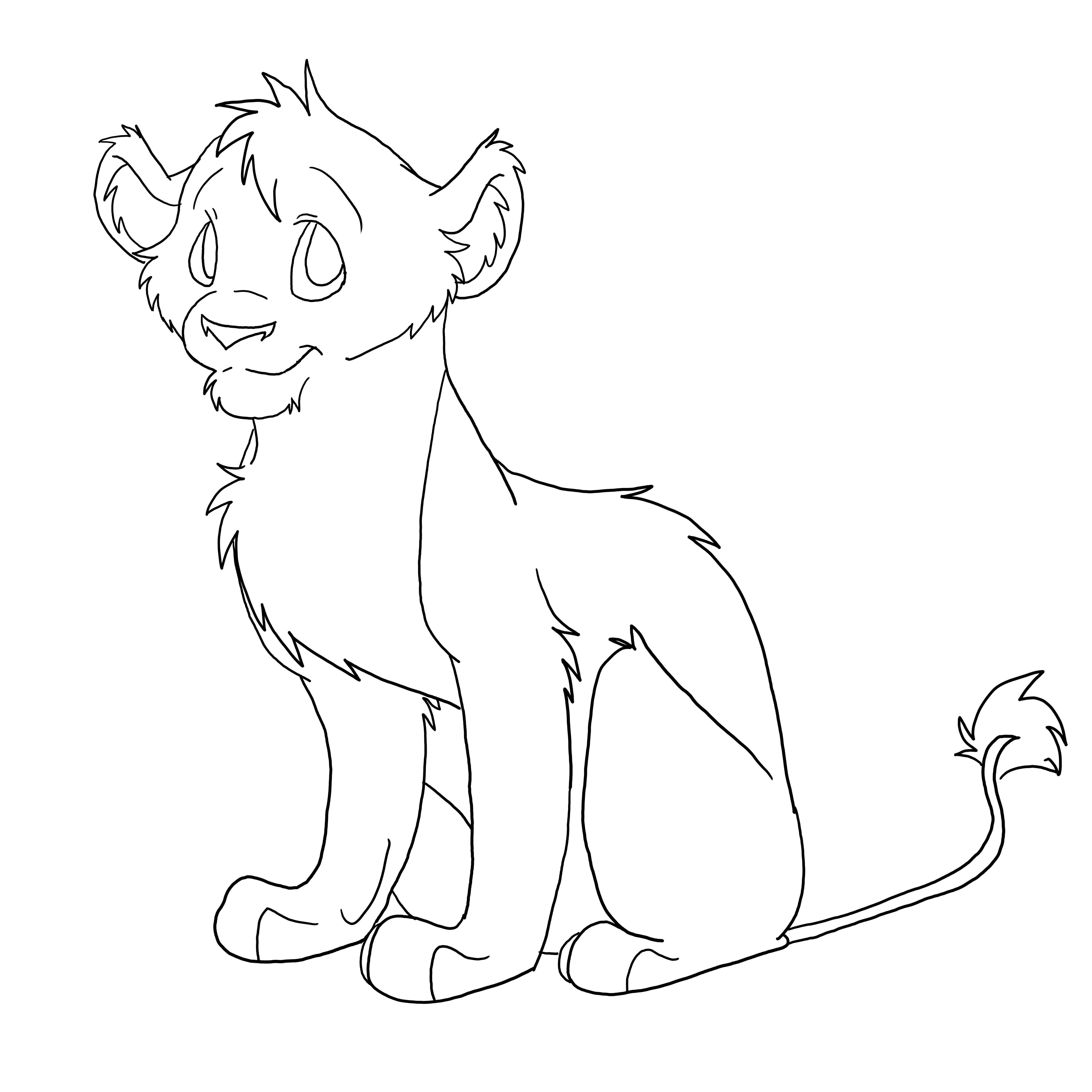 Base: Female Cub by Northstar2014 on DeviantArt