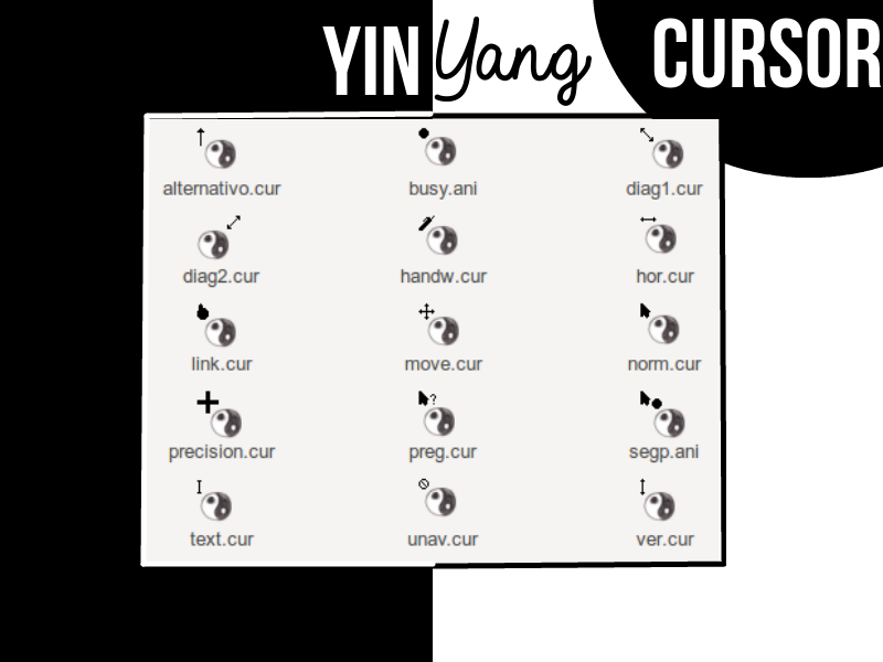 -Yin Yang cursor- by ChocolateEdiciones on DeviantArt