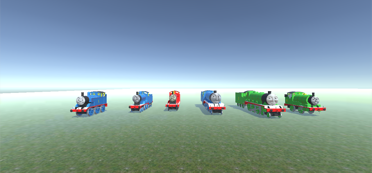 Thomas Tank Engine Pack For Unity The Steam Engine by CCDDEE1965 on ...