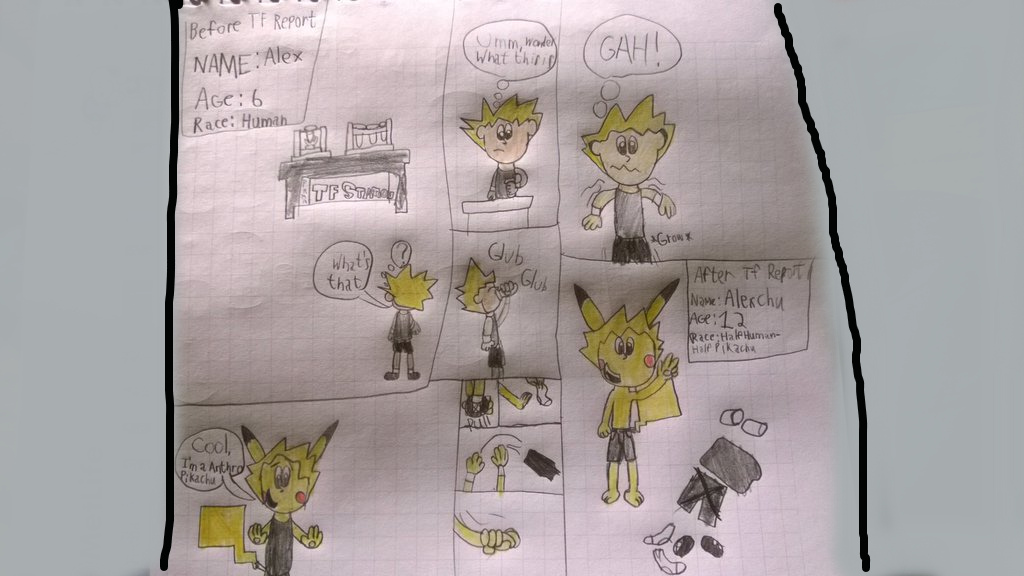 Anthro Pikachu TF by Mobysimmo on DeviantArt