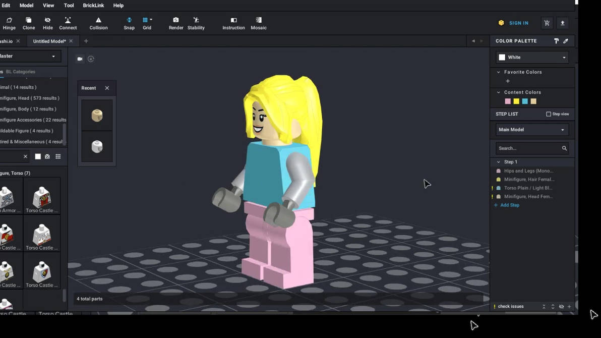 Sashi as a lego minifigure by hboyishere on DeviantArt