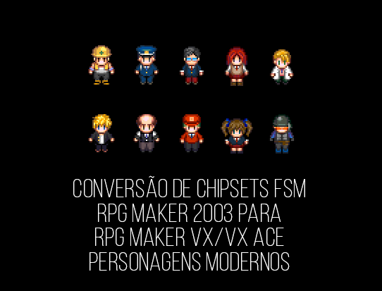 Charsets FSM RM2K3 para VX/Ace: Modernos by milkian on DeviantArt
