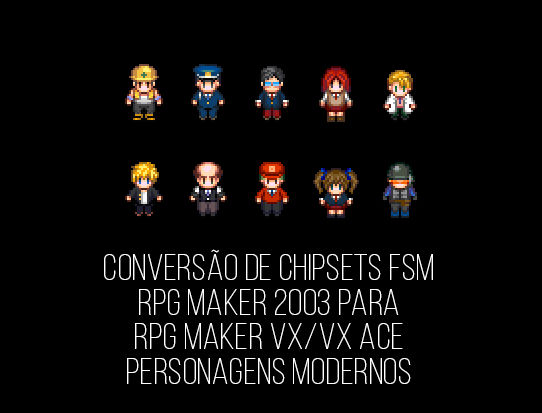 Charsets FSM RM2K3 para VX/Ace: Modernos by milkian on DeviantArt