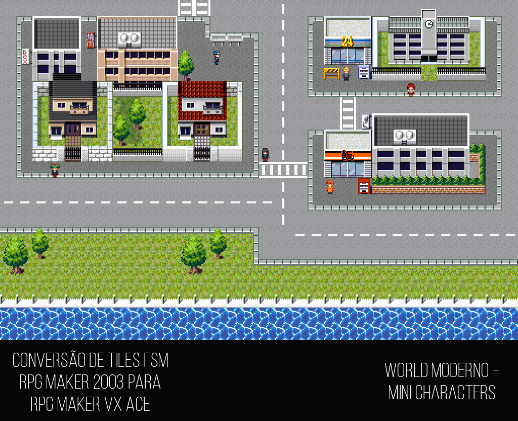Tilesets FSM RM2K3 para VX/Ace: World Moderno by milkian on DeviantArt