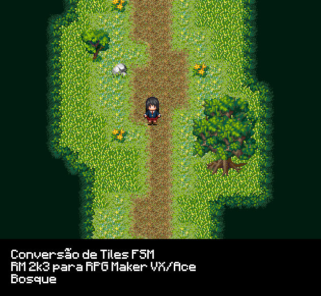 Tilesets FSM RM2K3 para VX/Ace: Bosque by milkian on DeviantArt