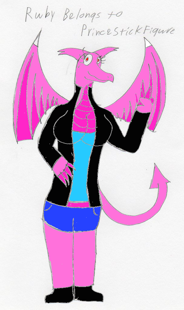 Ruby (For PrinceStickFigure) by ParasideDragon on DeviantArt