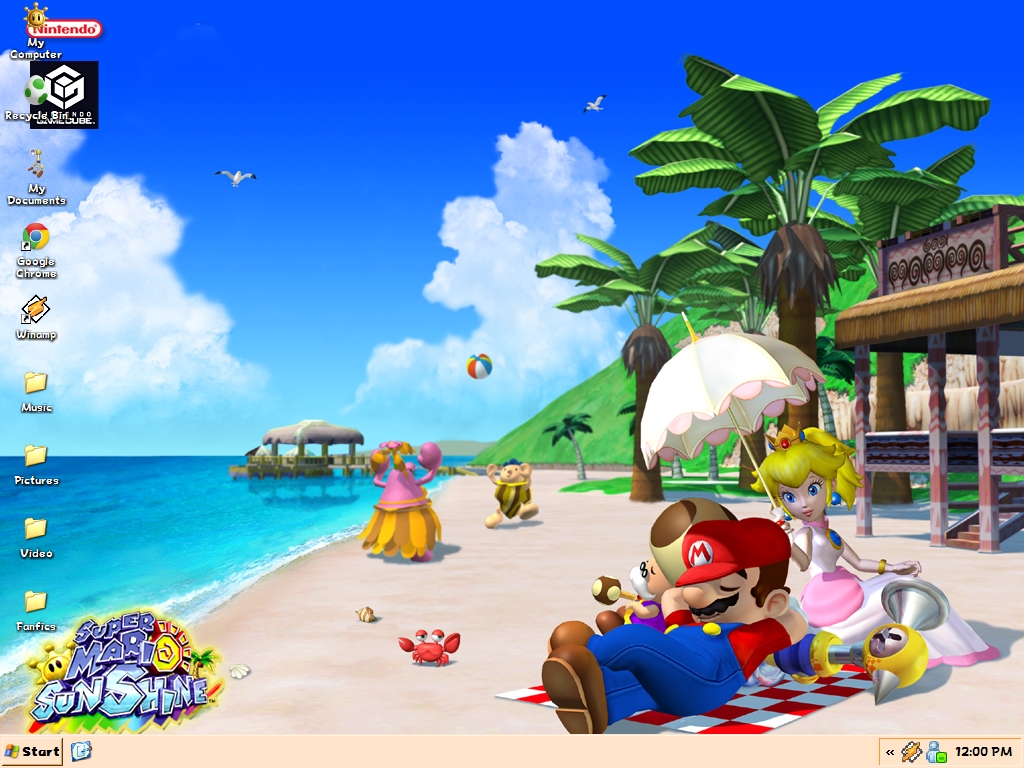 Super Mario Sunshine Windows Theme by N64chick on DeviantArt