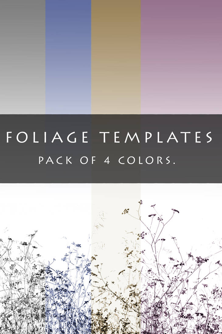 Foliage Templates by sd-stock on DeviantArt