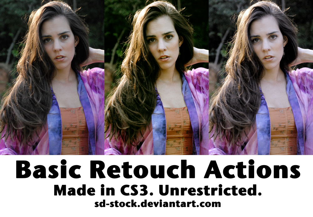 Basic Retouch Actions by sd-stock on DeviantArt
