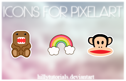 Icons for pixel art - Pack. by HillyTutorials on DeviantArt