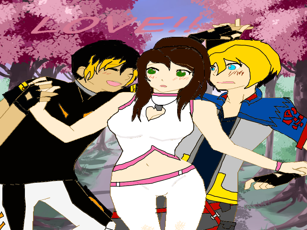 love triangle by tfakairi on DeviantArt