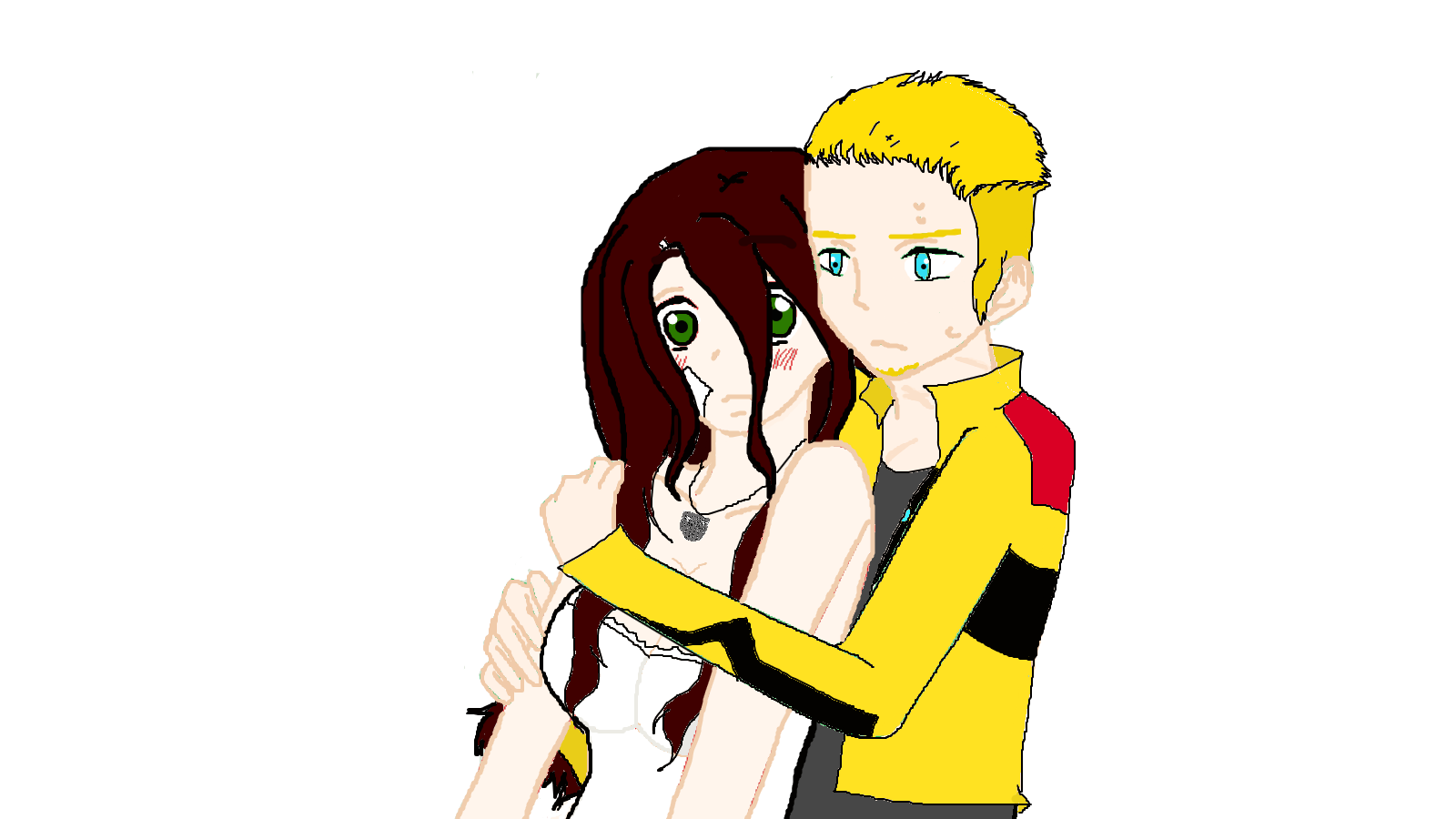 weird hug by tfakairi on DeviantArt