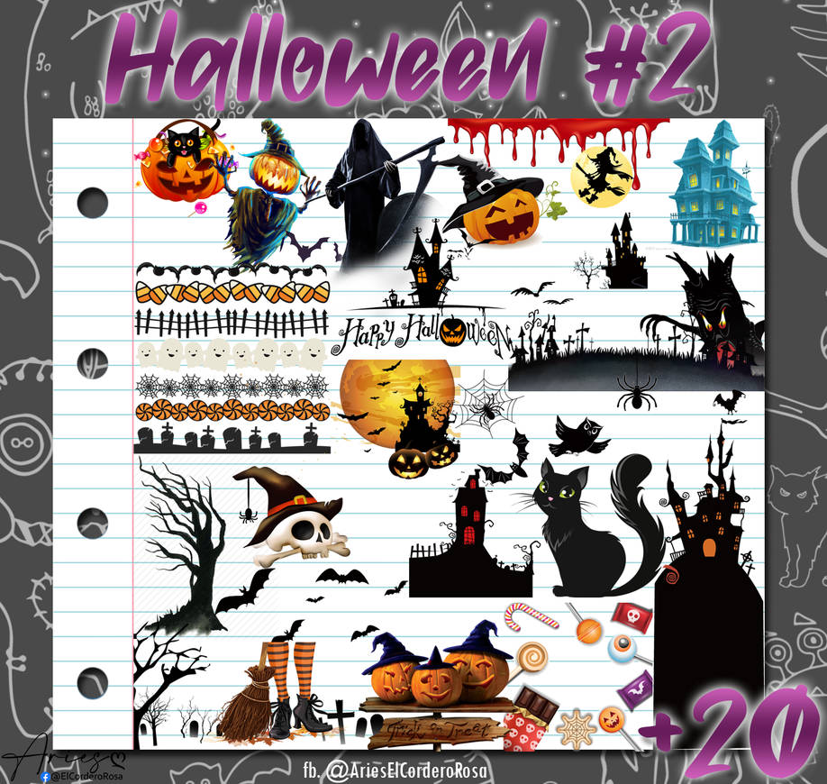 Pack Halloween 2 by Elizabeth21798 on DeviantArt