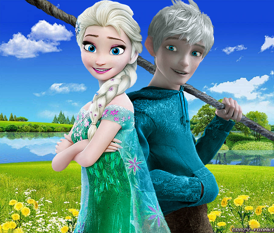 Jack And Elsa Spring Version by jackandelsa1 on DeviantArt