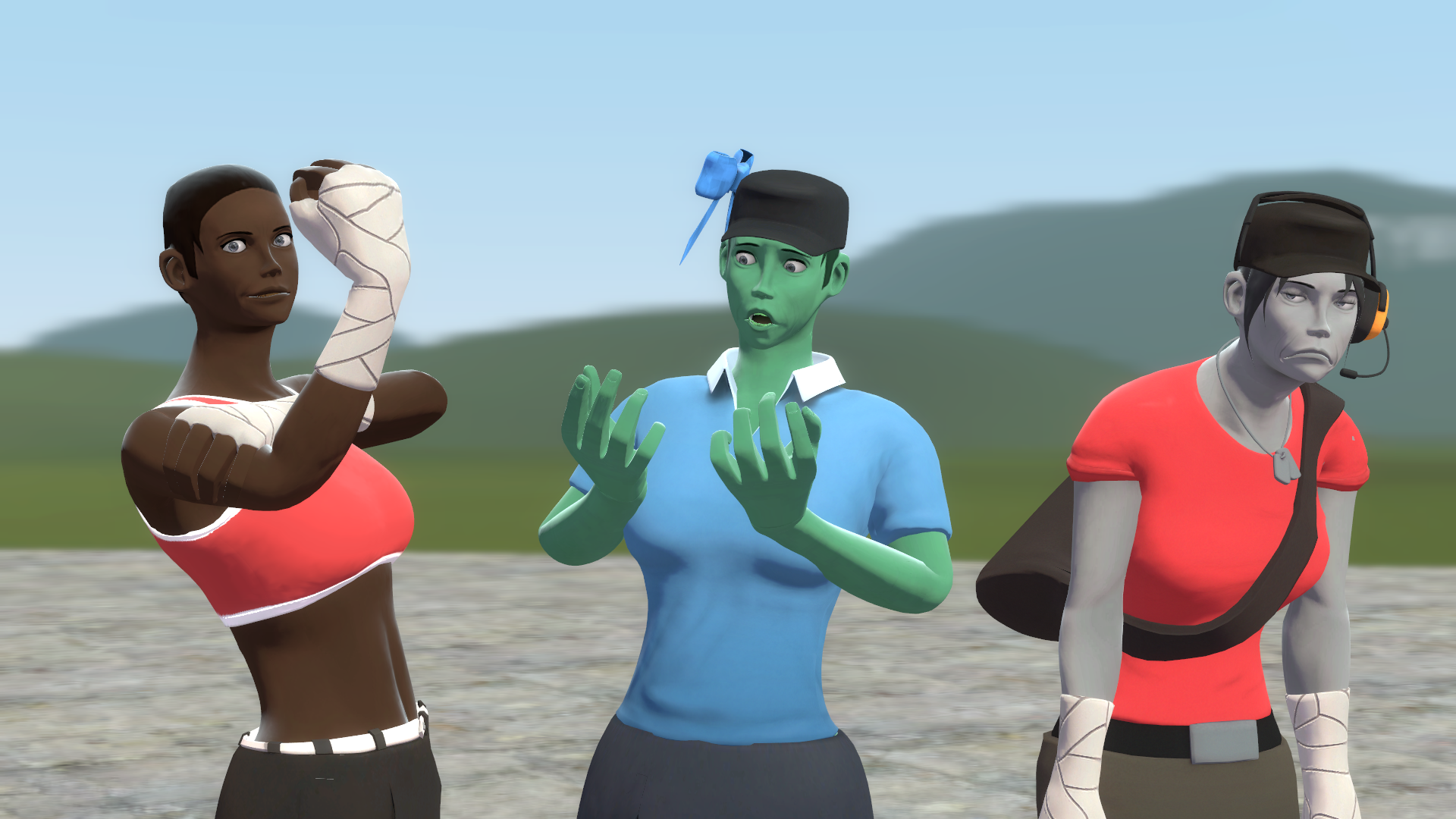 (Gmod SFM download) Paintable Femscout textures by marios1999 on DeviantArt