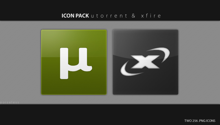 Utorrent and Xfire Icons by Noise-Less on DeviantArt