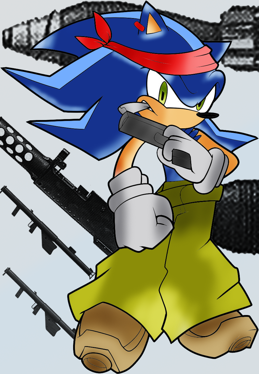 Gangsta Sonic And Shadow