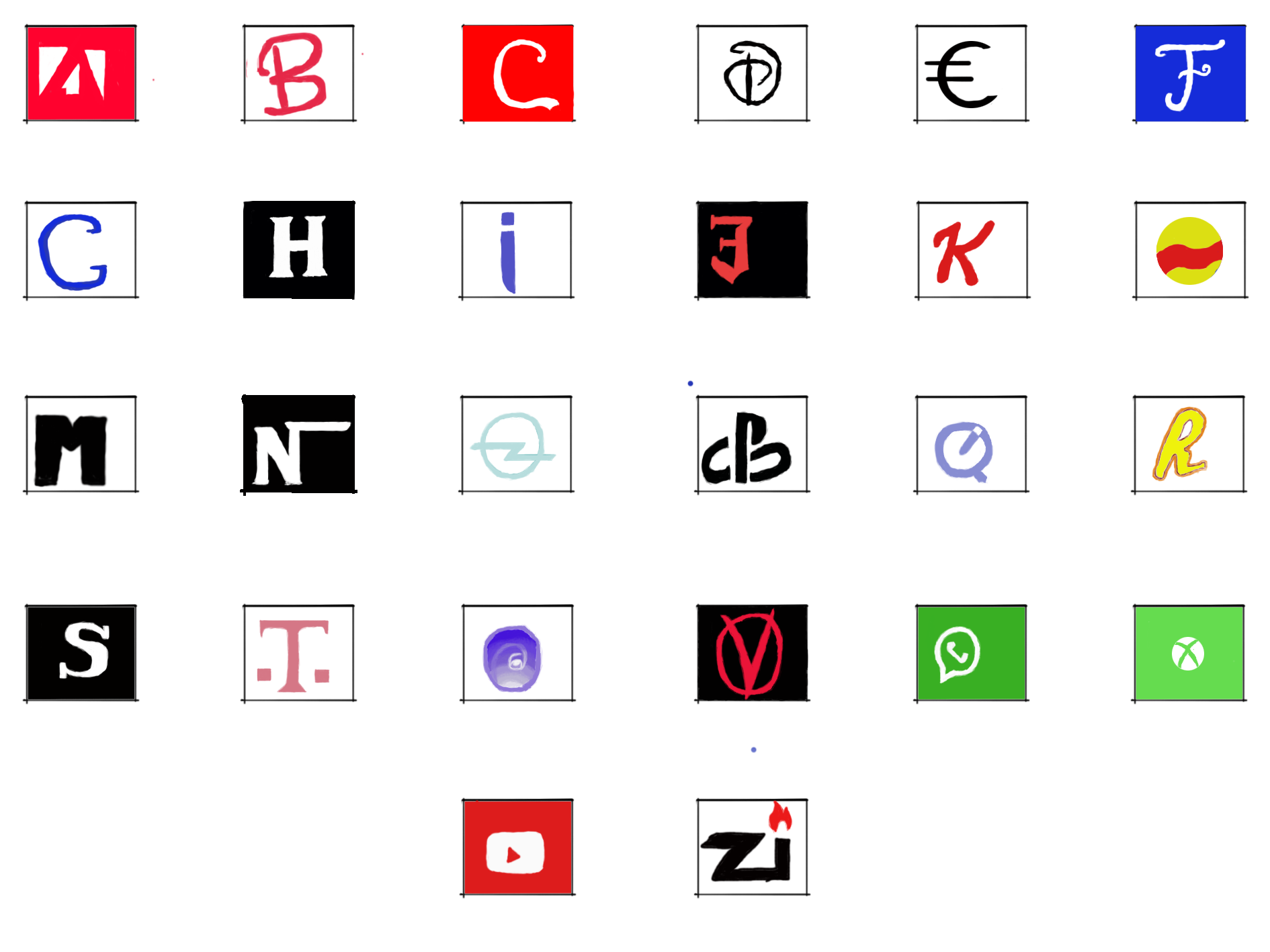 logo's A B C by hybridwatermelon on DeviantArt