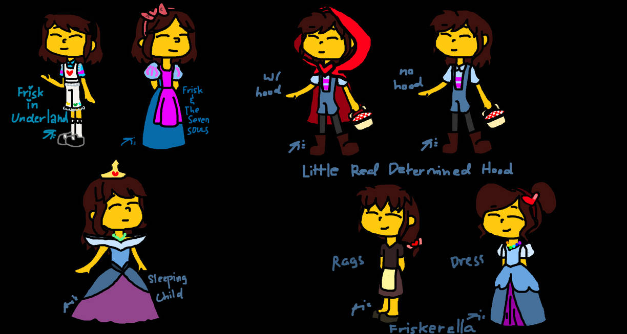 All Frisk (Fairytale AU Ref) by LeviRoyale on DeviantArt