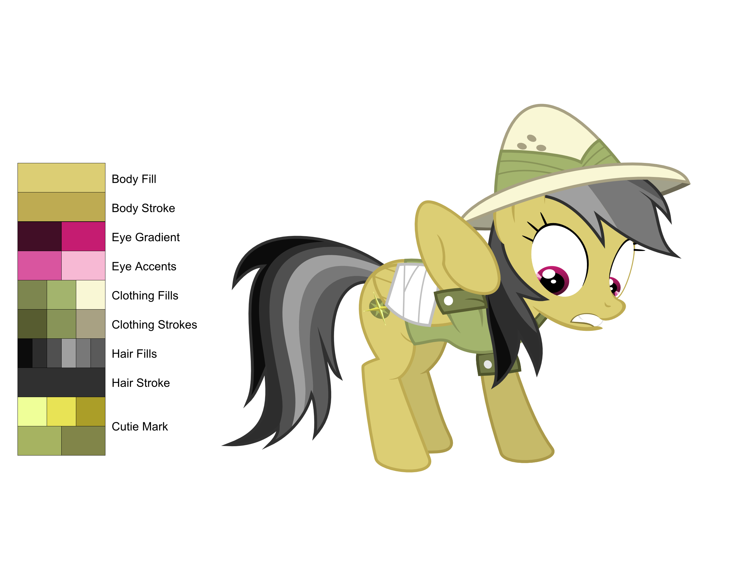 Daring Do Color Guide by Flutterknight on DeviantArt
