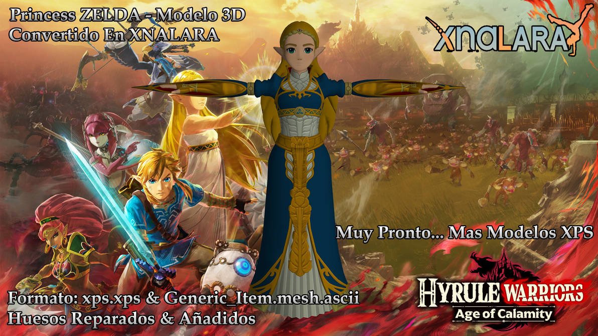 Princess Zelda - Age Of Calamity (XNALARA) by HiGuys920 on DeviantArt