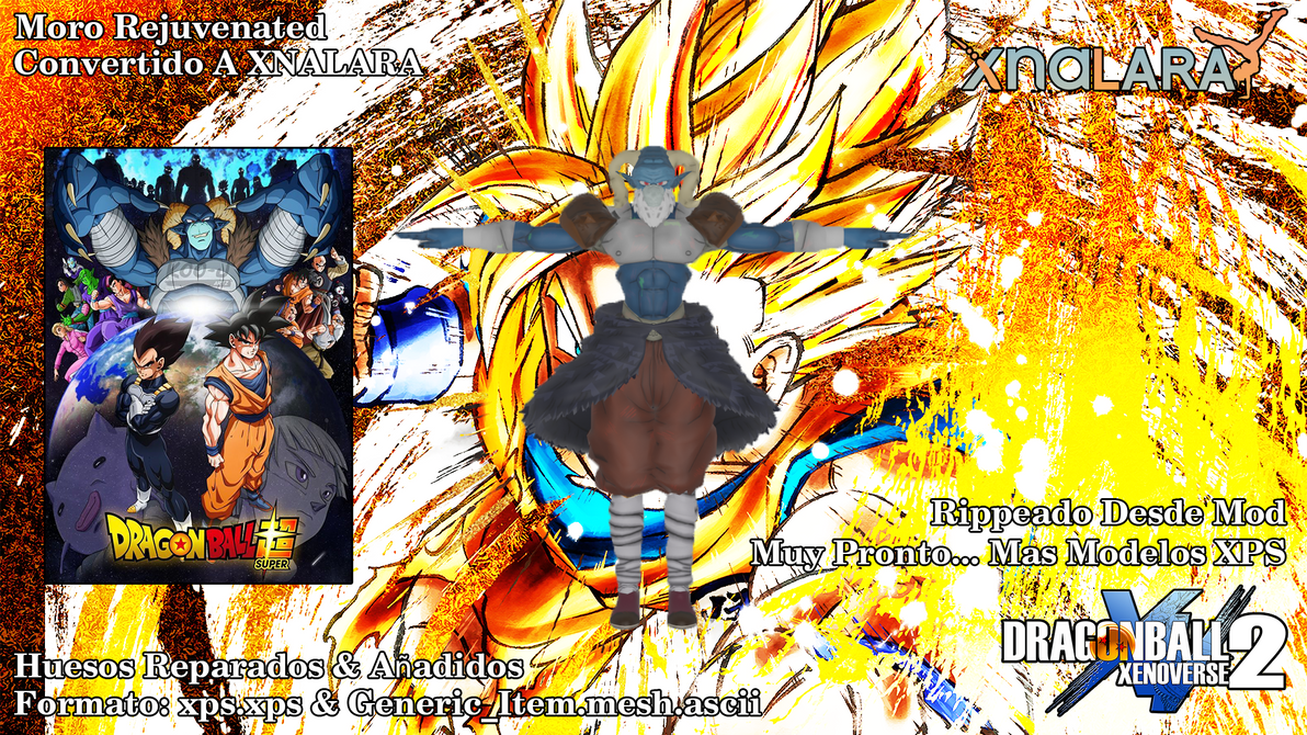 DBXV2 - Moro (Rejuvenated) Mod (XNALARA) by HiGuys920 on DeviantArt