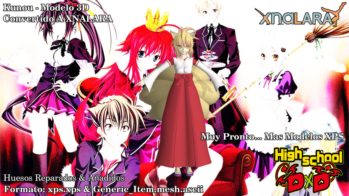 High School DxD - Kunou (XNALARA) by HiGuys920 on DeviantArt
