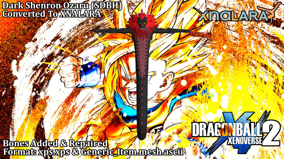 DBXV2 - Dark Shenron Ozaru Mod SDBH (XPS) by HiGuys920 on DeviantArt