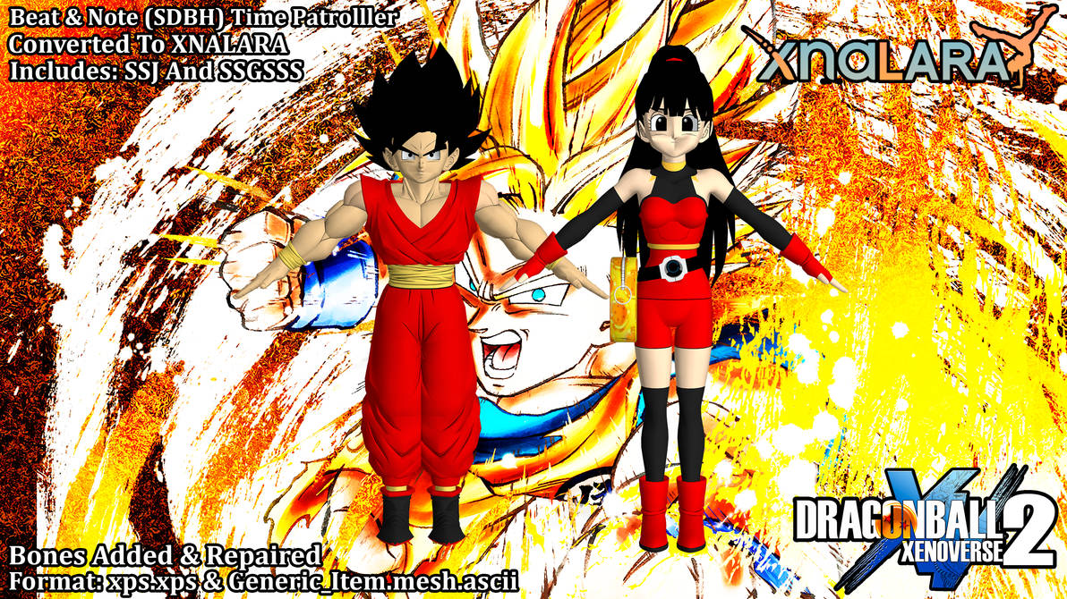 DBFZ - Beat And Note (SDBH) Time Patroller (XPS) by HiGuys920 on DeviantArt