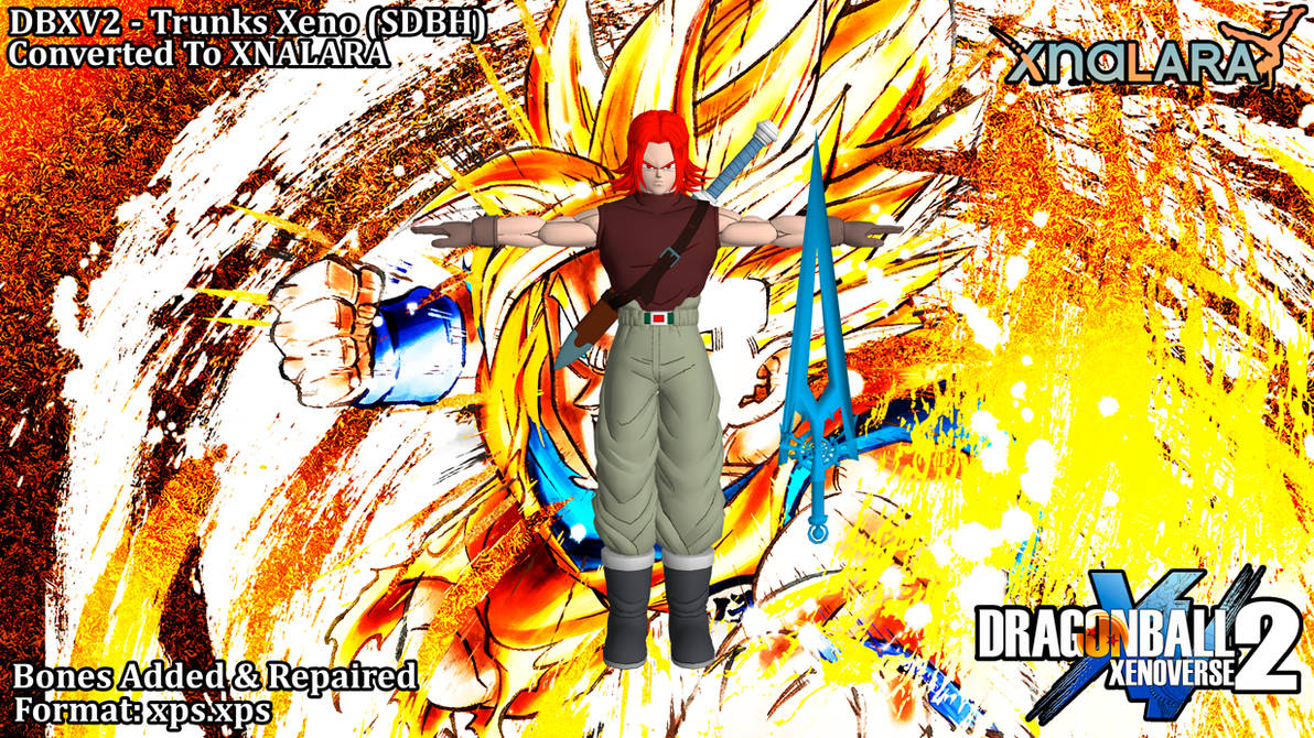 DBXV2 - Trunks Xeno SSG (SDBH) XPS by HiGuys920 on DeviantArt