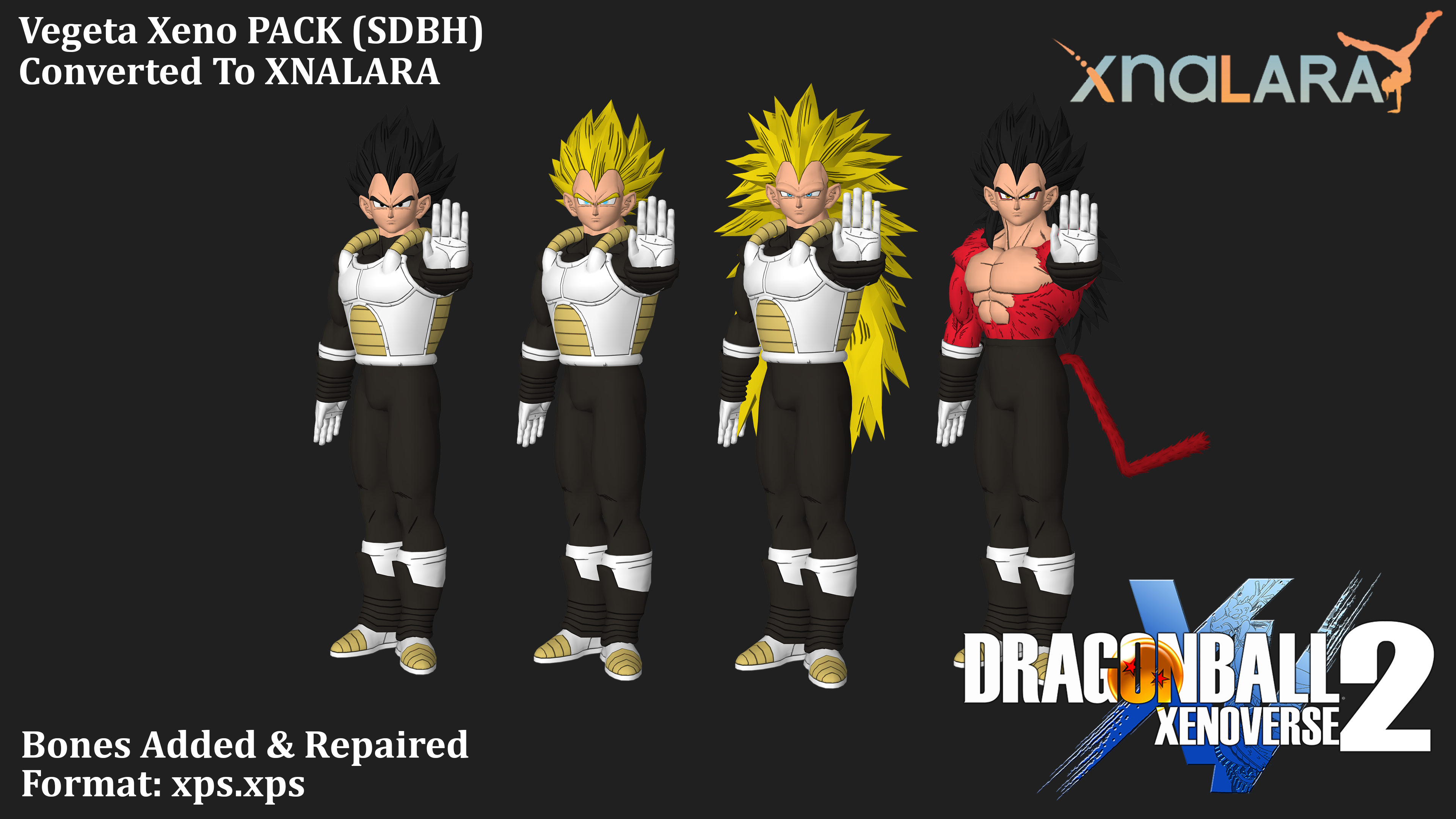 DBXV2 - Vegeta Xeno (V2) (SDBH) XPS by HiGuys920 on DeviantArt