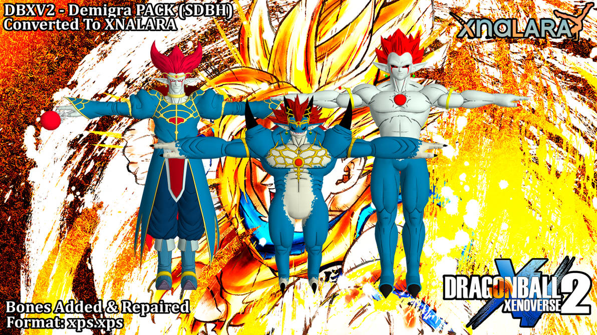 DBXV2 - Demigra PACK (SDBH) XPS by HiGuys920 on DeviantArt