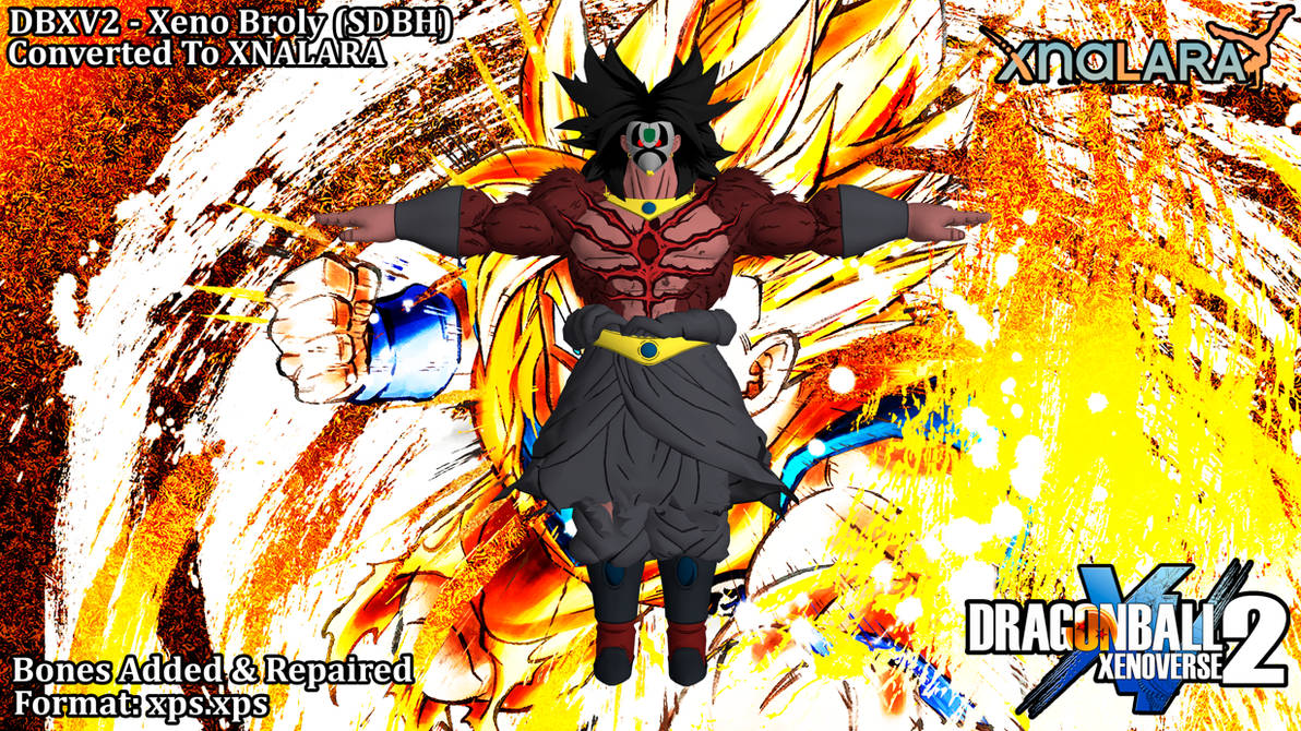DBXV2 - Xeno Broly (SDBH) XPS by HiGuys920 on DeviantArt