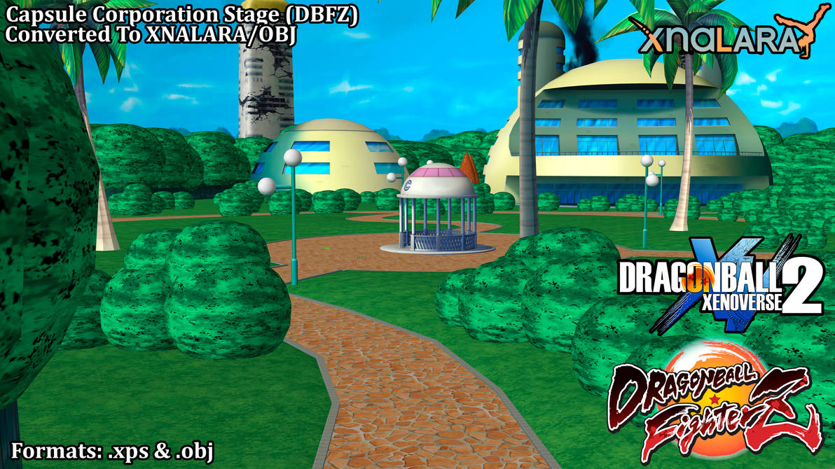 DBFZ - Capsule Corp Stage (XPS) by HiGuys920 on DeviantArt
