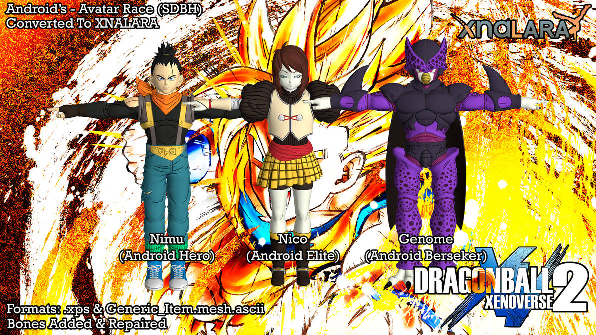 DBXV2 - Android Avatar Race (SDBH) (XPS) by HiGuys920 on DeviantArt