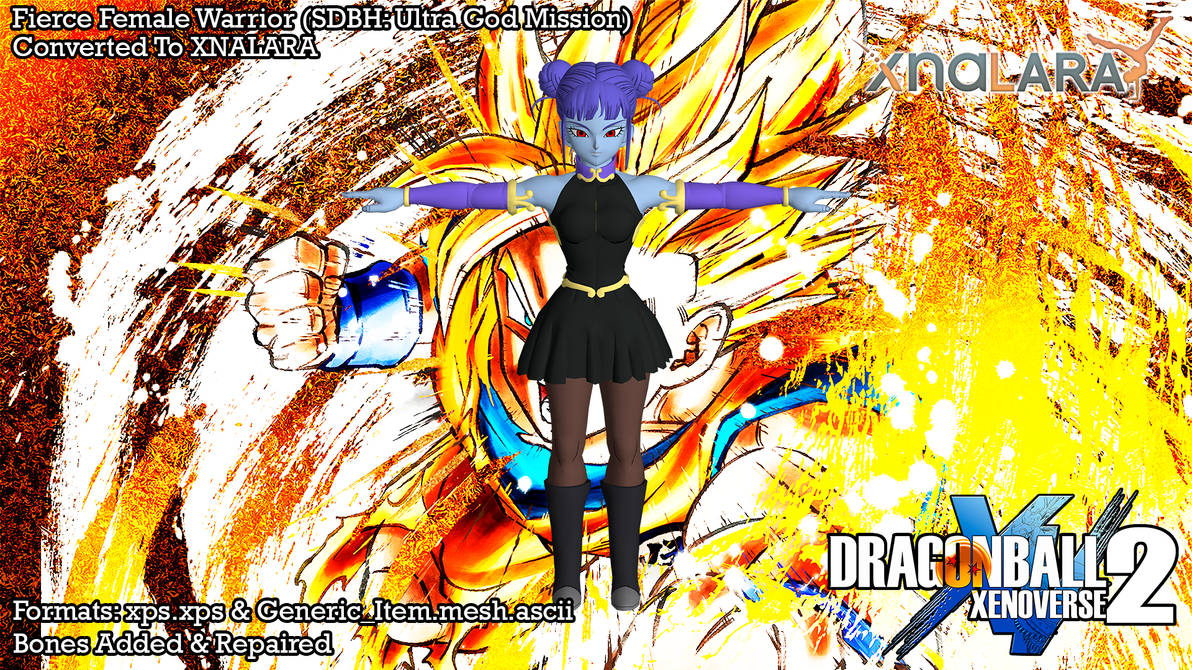 DBXV2 - Fierce Female Warrior (SDBH UM) XPS by HiGuys920 on DeviantArt