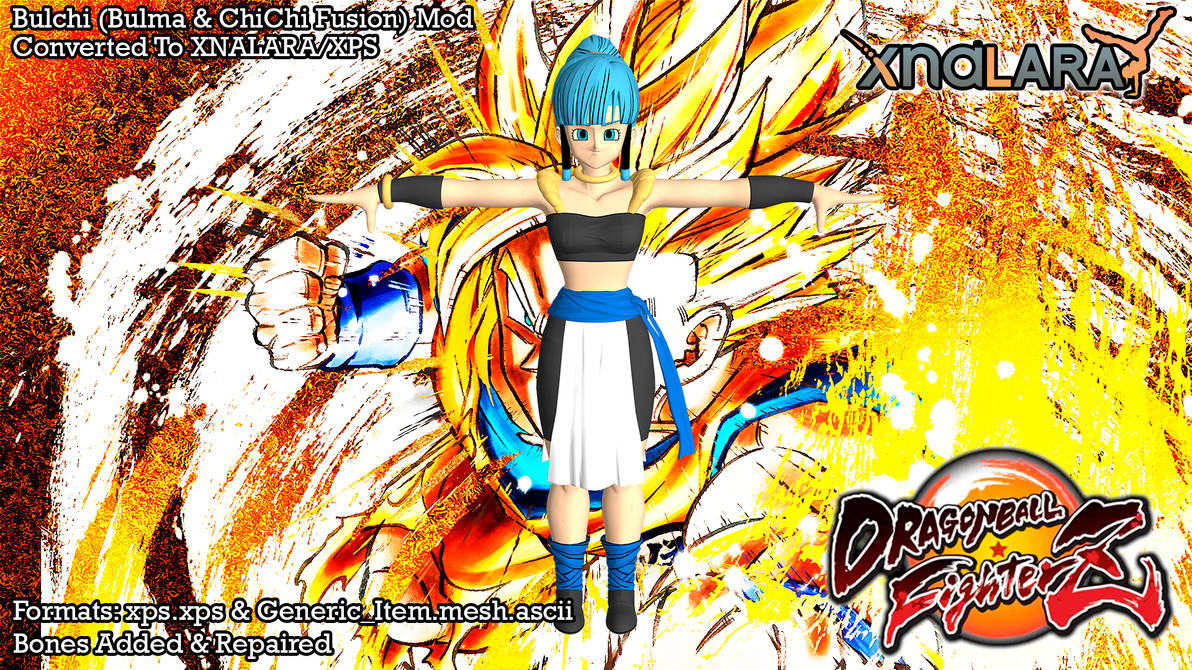 DBFZ - Bulchi (Bulma and Chichi Fusion) Mod (XPS) by HiGuys920 on DeviantArt