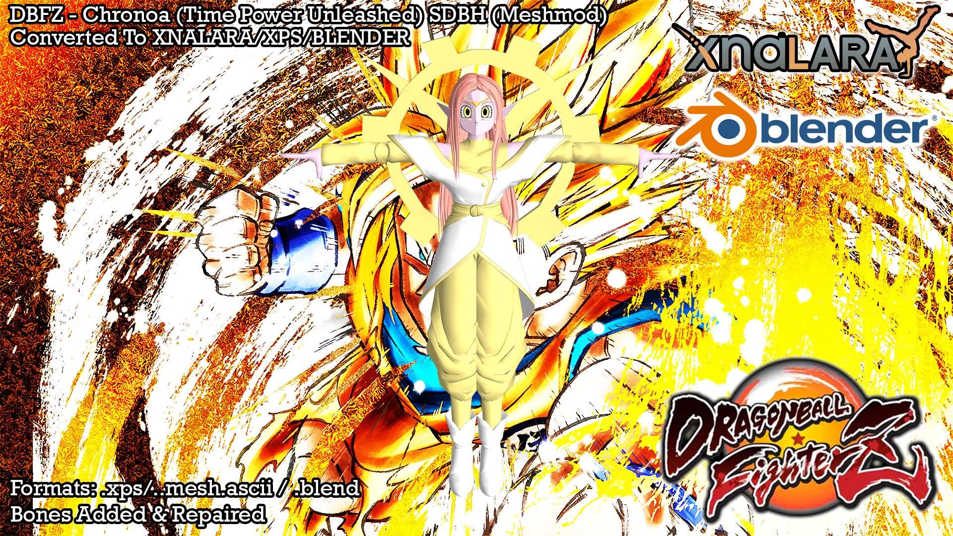 DBFZ - Chronoa (Time Power Unleashed) SDBH (XPS) by HiGuys920 on DeviantArt