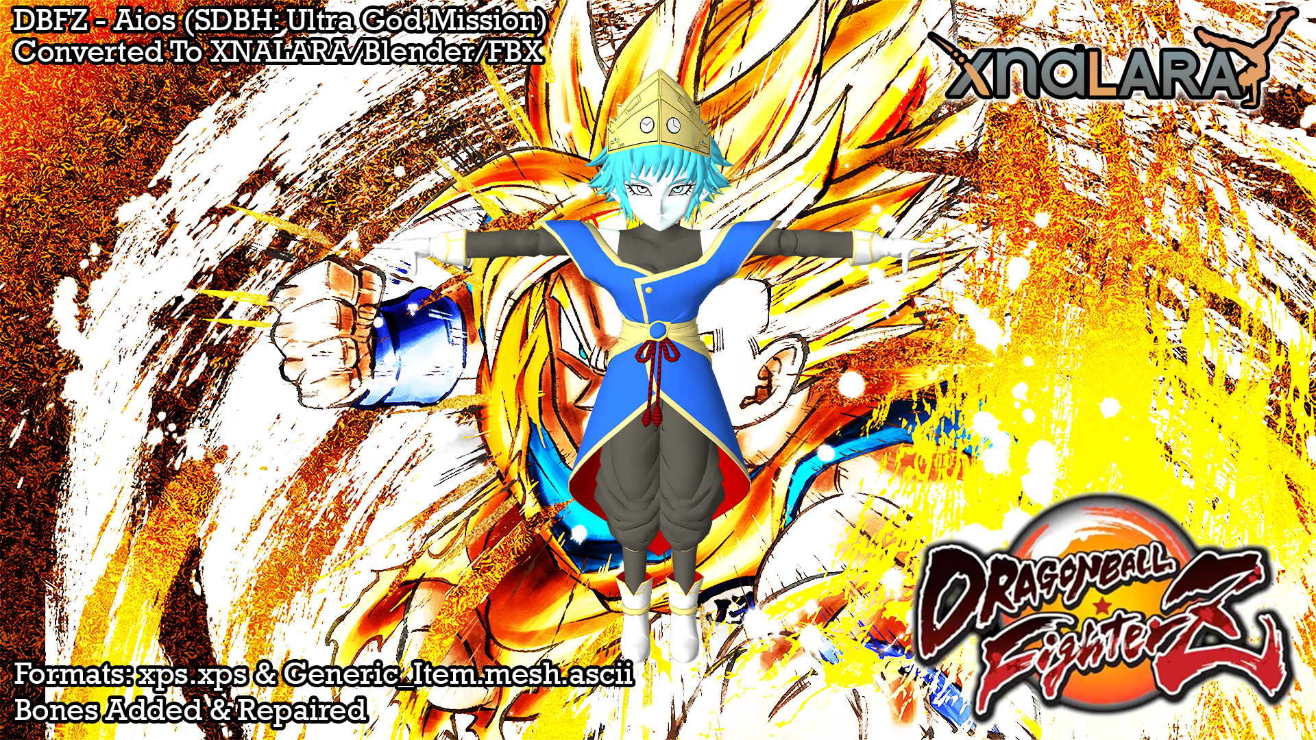 DBFZ - Aios (SDBH Ultra God Mission) XPS by HiGuys920 on DeviantArt