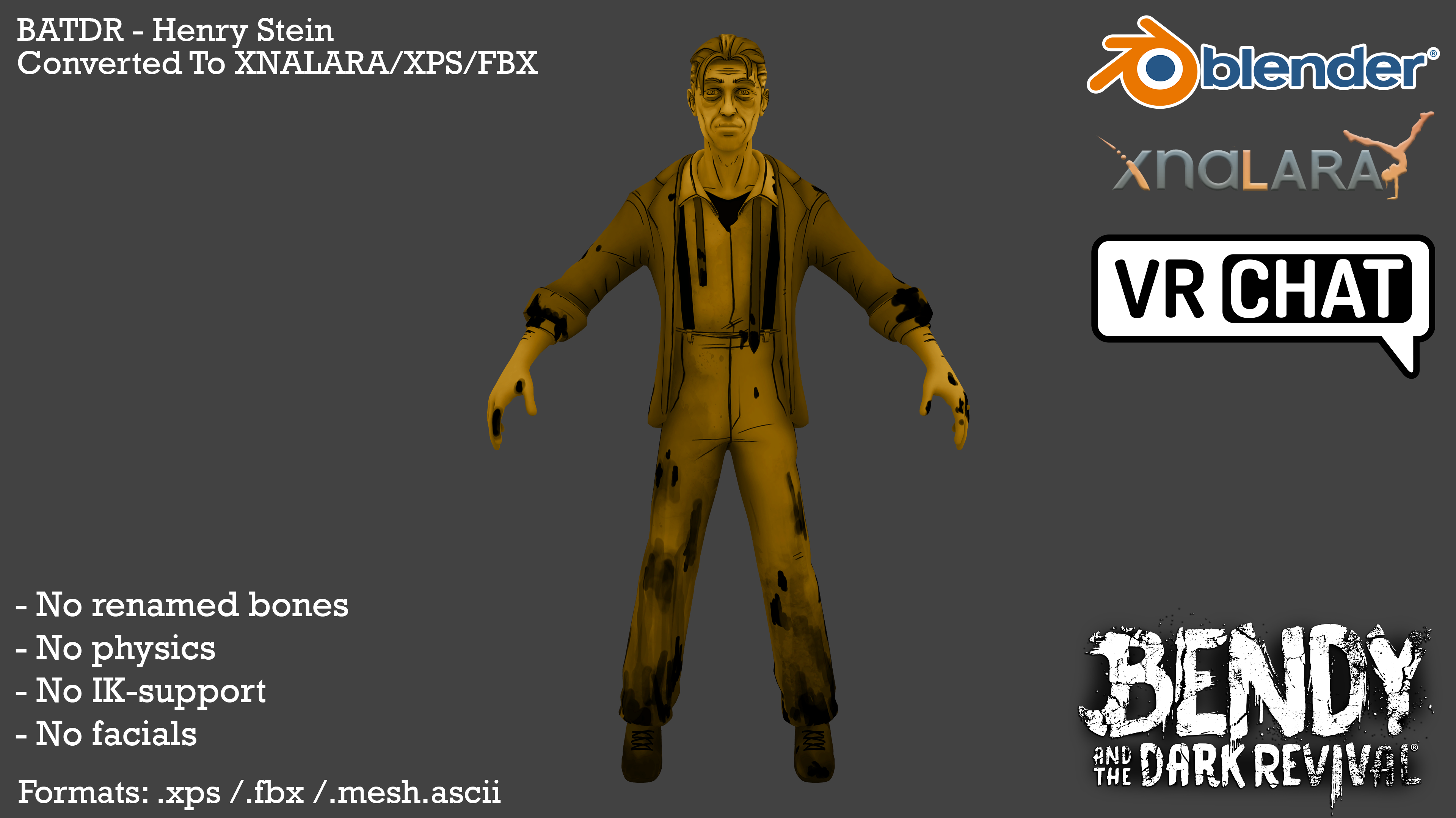 BATIM / BATDR - Henry Stein (XPS/FBX) by HiGuys920 on DeviantArt